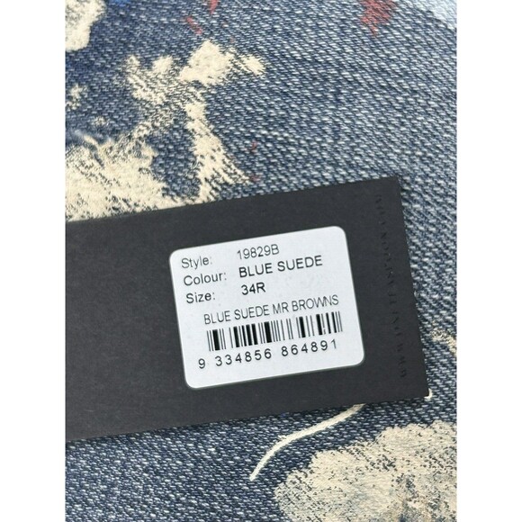 One Teaspoon | Jeans | Nwt Man X One Teaspoon 34r Mr Browns Blue Suede ...